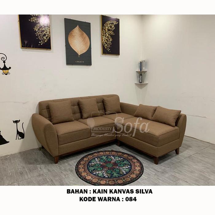 Jual Sofa Kekinian / Sofa Elegan / Sofa Minimalis / Sofa L Retro Mini ...