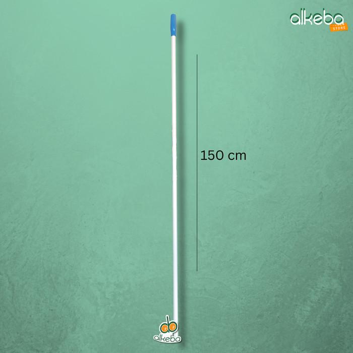 Jual Tangkai Alumunium + Hand Grip Biru / Untuk stick mop pel/Lobby ...