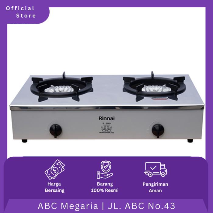 Jual Rinnai Kompor Gas 2 Tungku RI-2RSPN / RI2RSPN / RI2-RSPN6 - 6kW - Kota Bandung - ABC ...