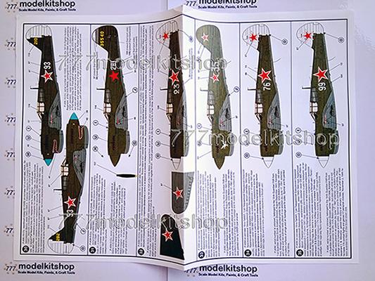 Jual Begemot - Curtiss P-40 Warhawk USSR skala 1/48 decal model kit ...