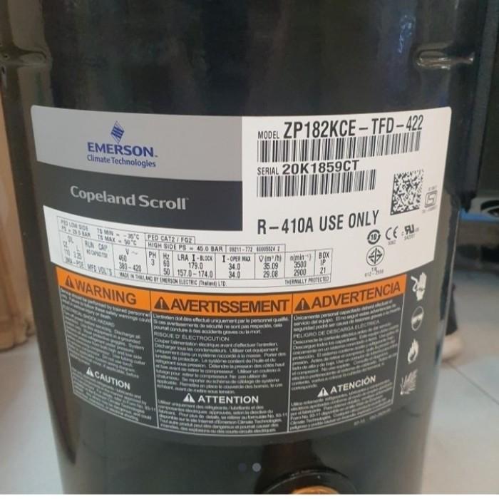 Jual Compressor Copeland Scroll ZP182KCE-TFD-422 Tandem 15PK R410A Ori ...