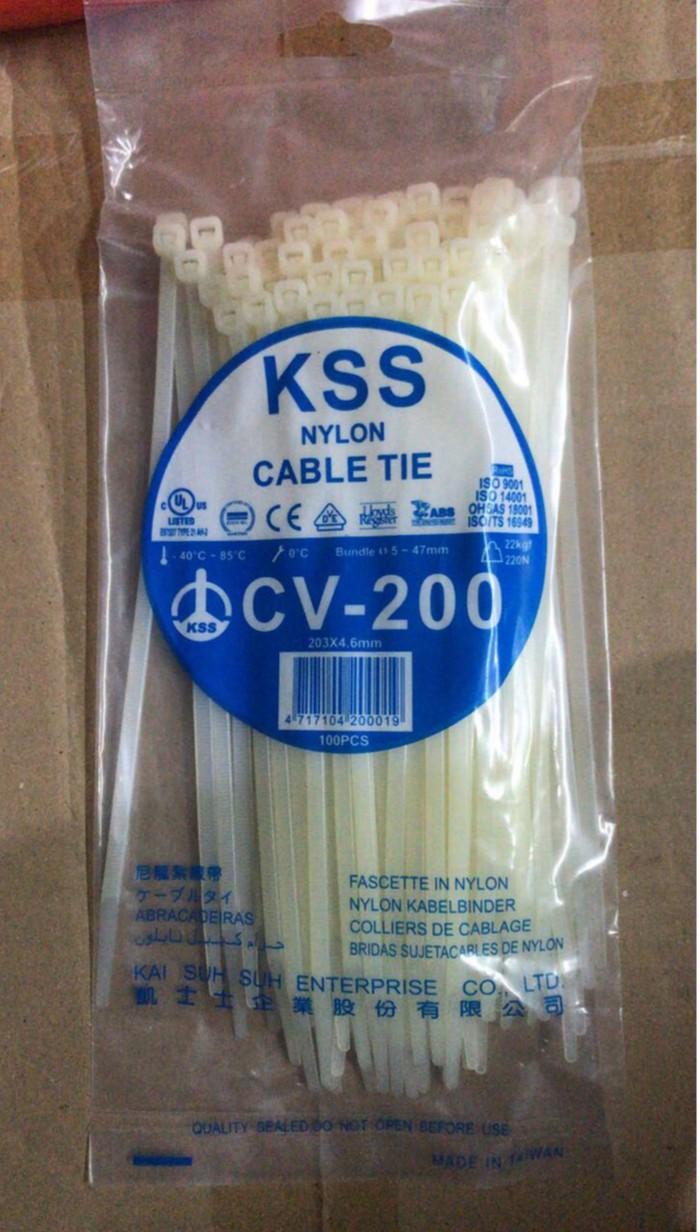 Jual Cable Ties 20cm x 4.6 merk KSS / Kabel Ties 20cm x4.6mm KSS Ikat Kabel - Jakarta Pusat ...