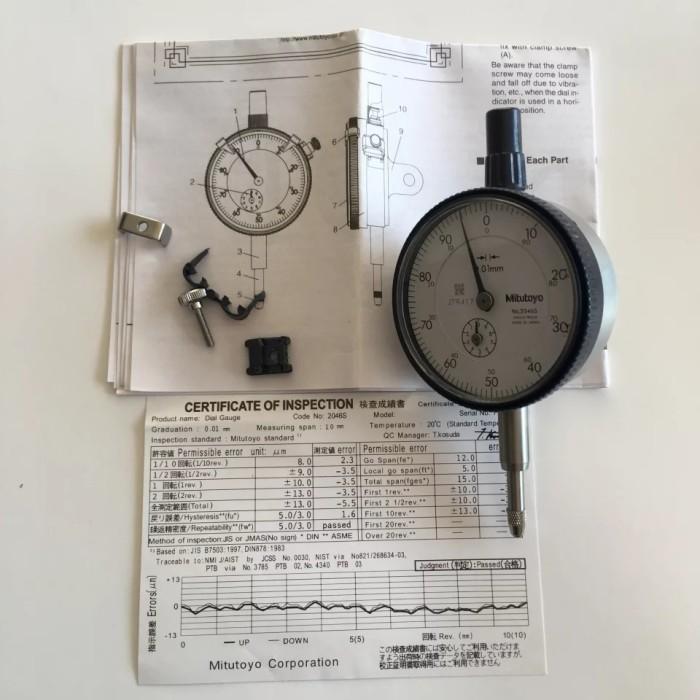 Jual NEW PRODUCT LNDICATOR DIAL MITUTOYO NO.2046S 0-10MM METER INDICATOR - Kota Medan - tiger ...