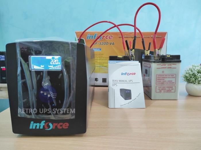 Jual UPS Modif Modifikasi Eksternal Aki 24V Inforce 1200VA BARU - UPS ...