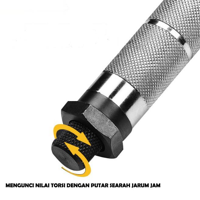Jual KUNCI TORSI SET 5 - 25NM RATCHET TORQUE WRENCH ALAT UKUR TEKANAN ...