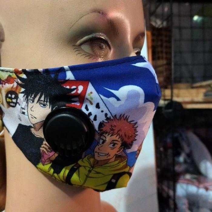 Jual mask/masker anime/masker kain motor jujutsu kaisen - Kota Depok ...