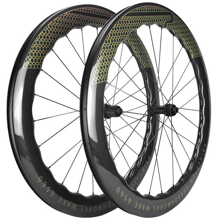 Jual Bike Wheels 6560 Carbon Road Wheelset 700C Princeton Disc Brake ...