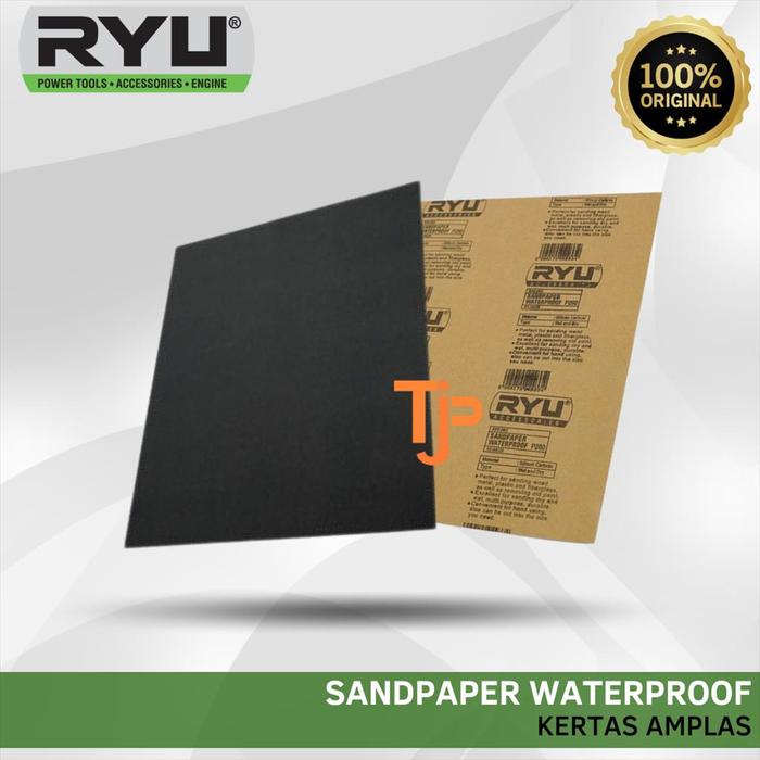 Jual RYU AMPLAS LEMBARAN GRID 600 SANDPAPER WATERPROOF P600 - Kab ...