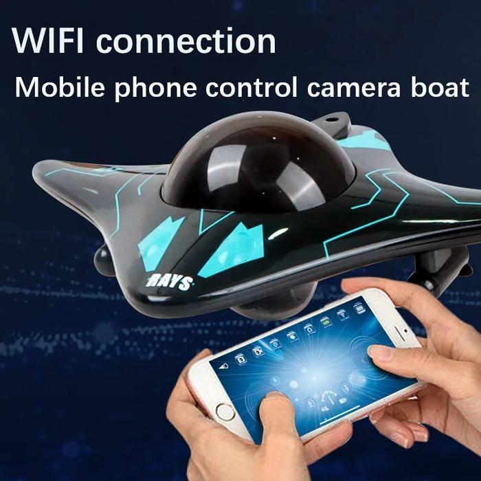 Jual 6ch Rc Boat Submarine With Camera Underwater Remote Control Wifi ...