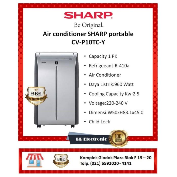 AC Portable Sharp CV-P10TCY: Spesifikasi, Fitur, Kelebihan,, 45% OFF