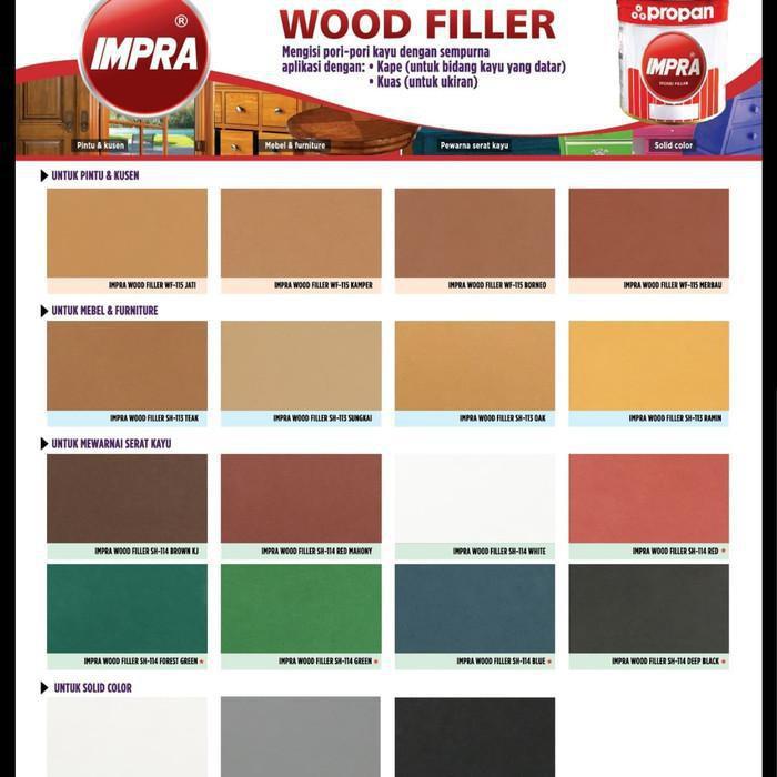 Jual Dempul Kayu Impra Wood Filler Impra Wf 115 Jati Atau Kamper (1 Kg ...