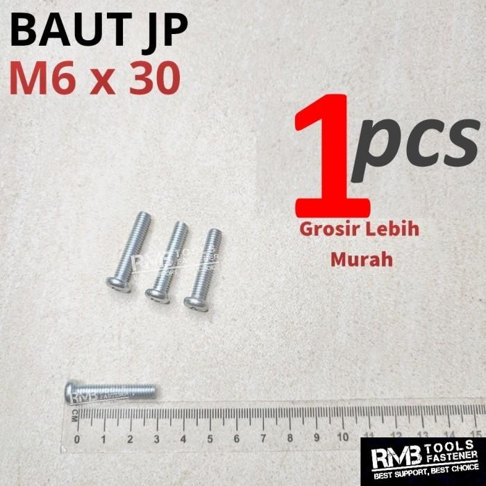 Jual Baut JP M6x30 Panjang 3cm Putih Galvanis M6 / Sekrup Skrup JP M6 - Kota Tangerang Selatan ...