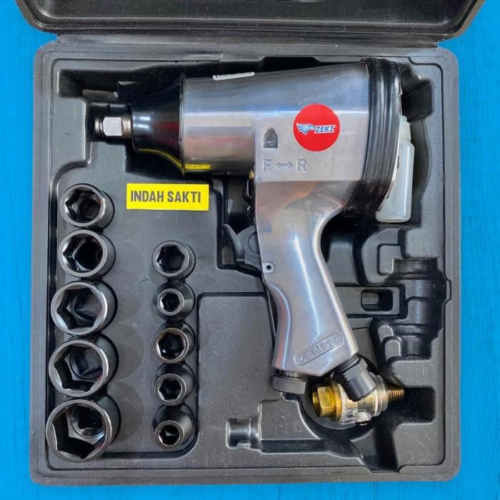 Jual AIR IMPACT WRENCH 1/2 " SET ZEKI MESIN BUKA BAUT ANGIN KOMPRESSOR ...