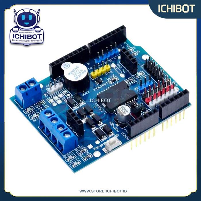 Jual L298P Motor Shield stepper DC driver modul expansion board UNO r3 ...