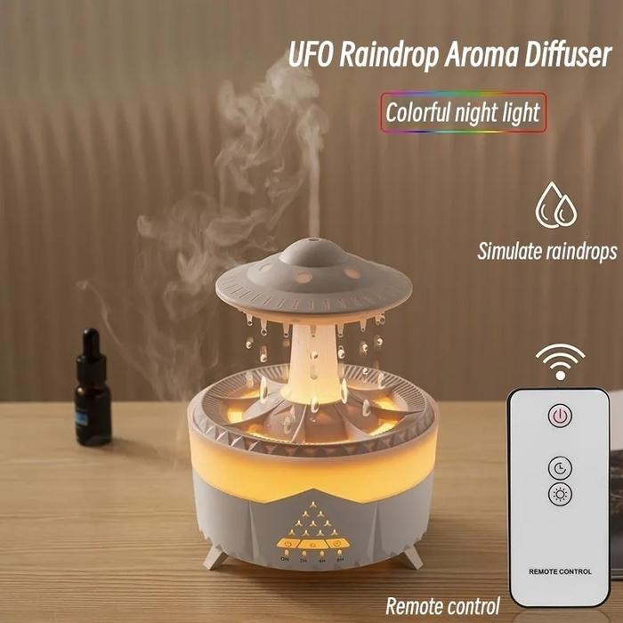 Jual Ufo Raindrop Remote Control Aroma Diffuser Electric Ultrasonic Air ...