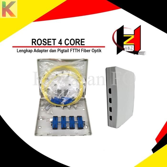 Jual Roset 4 Core Sc Set Ftth Optical Terminal Boxotb 4c Jual Roset 4