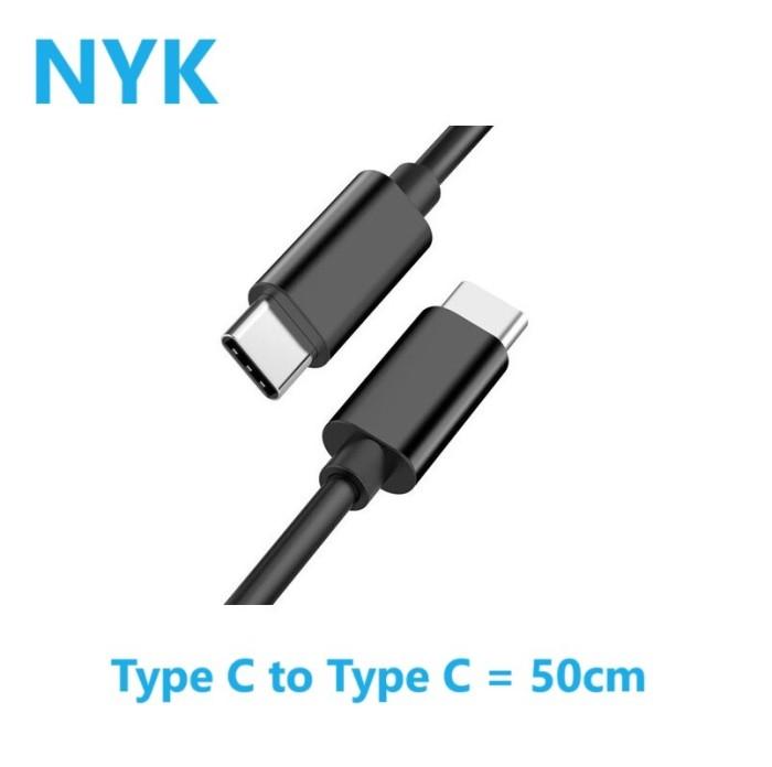 Jual NYK Kabel USB Type C to Type C 50CM - Jakarta Barat - MULTI ...