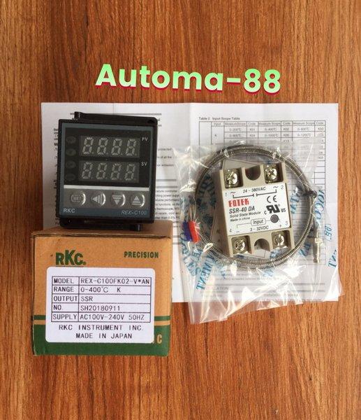 Jual Paket RKC C100 C-100 SSR-10DA Thermocouple type-K Digital Tempera ...