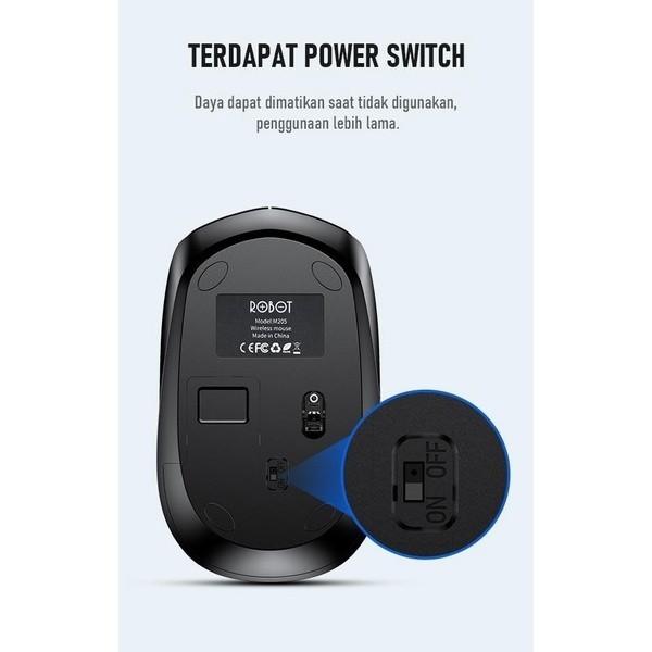 Jual Robot Mouse Wireless M205 Wireless Mouse 2.4ghz 16000dpi - Purple Di Seller Sweet Shop ...