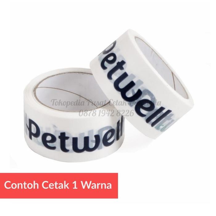 Jual [ Pre-Order ] Lakban Custom Cetak 1 Warna 48 mm x 80 Yard - 1 Dus ...