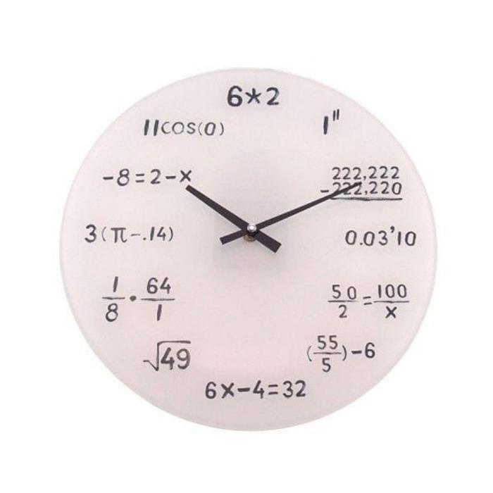 Jual Jam Dinding Unik Minimalis Rumus Matematika Aesthetic Dekorasi ...