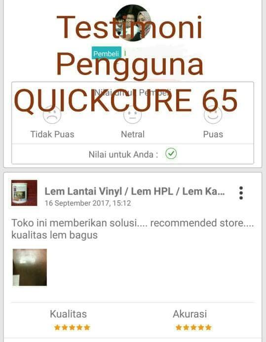 Jual LEM LANTAI VINYL / LEM KARPET / LEM LANTAI KAYU / LEM HPL QUICKCURE 65 - Kab. Deli Serdang ...