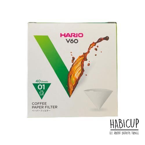 Jual Hario V60 V01 Coffee Paper Filter 40 pcs - Kertas Saring Kopi ...