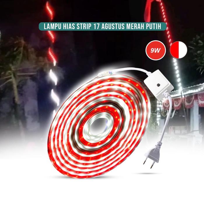Jual Lampu Led Strip Merah Putih Meteran 220v Bisa Kedap Kedip 17 ...