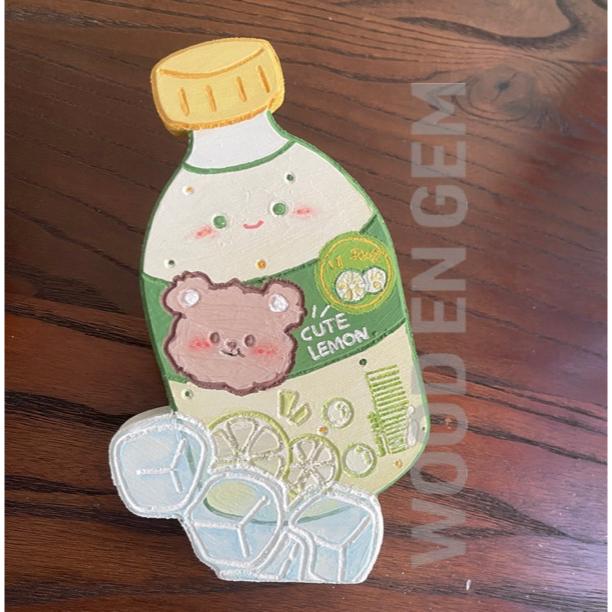 Jual DIY Wood Character Painting Mewarnai Melukis Kayu Karakter Lemon ...