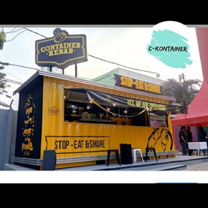 Jual Booth Container Tertutup Knock Down Non Knock Down/cafe/stand ...