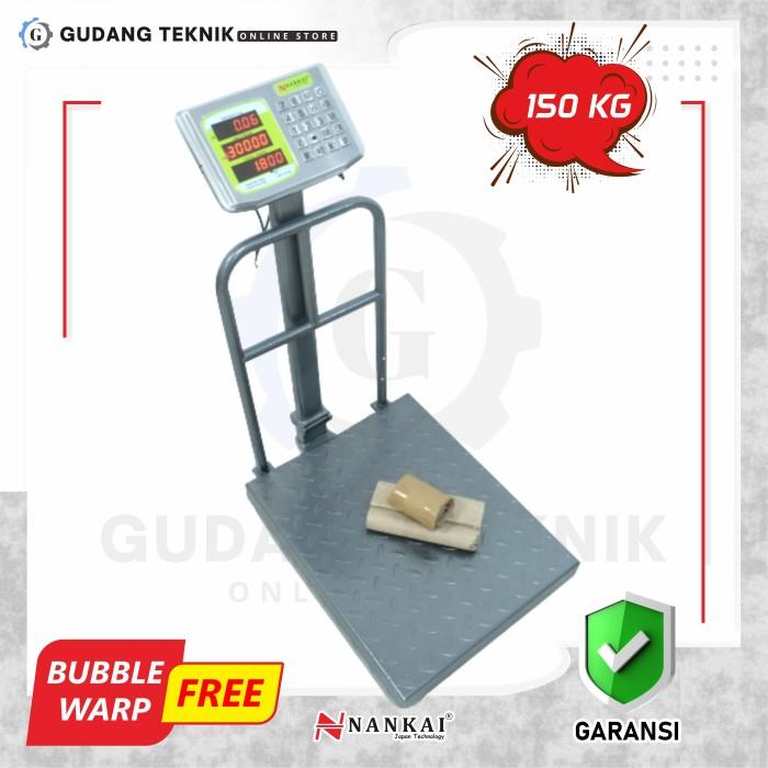 Jual Timbangan Duduk Digital Rail 150kg Nankai / Digital Scales Double ...