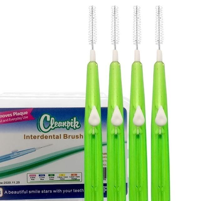 Jual Interdental Brush sikat cela gigi Ortho/ Behel Lurus Flexible Box ...