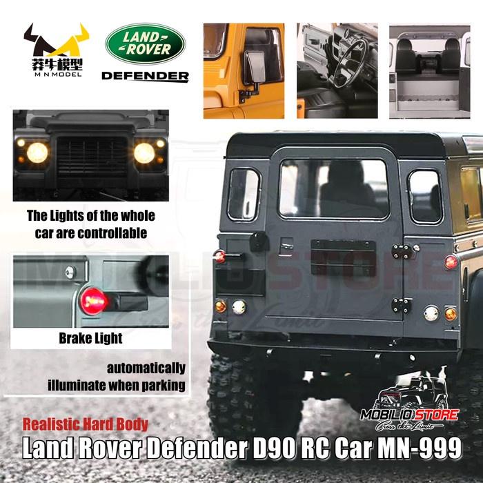 Jual MN 999 Land Rover Defender RC Car 1/10 Scale Off-Road Rock Crawler ...