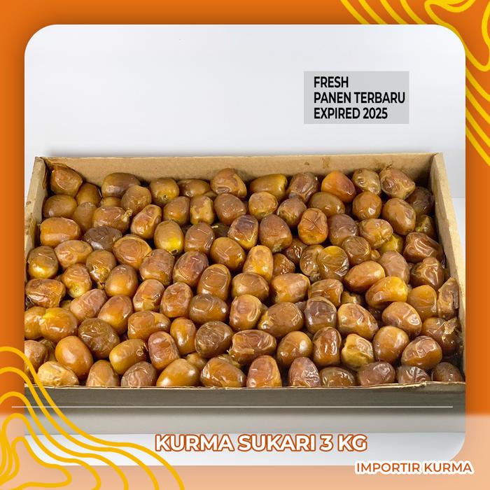 Jual KURMA SUKARI 3 KG / KURMA SUKKARI / SUKARI BASAH / SUKARI PREMIUM ...