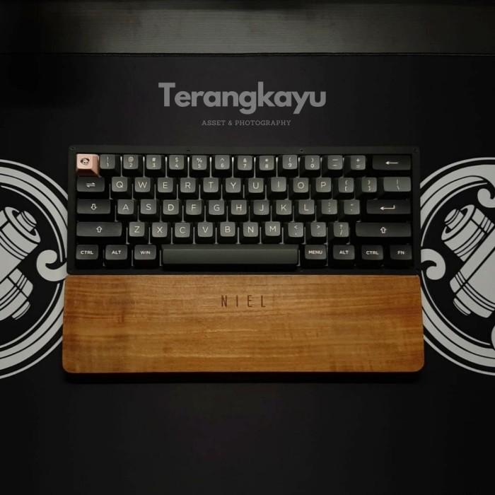Jual Wrist Pad PRO by Teka/Arm Rest Keyboard - FREE Laser Nama (KAYU ...