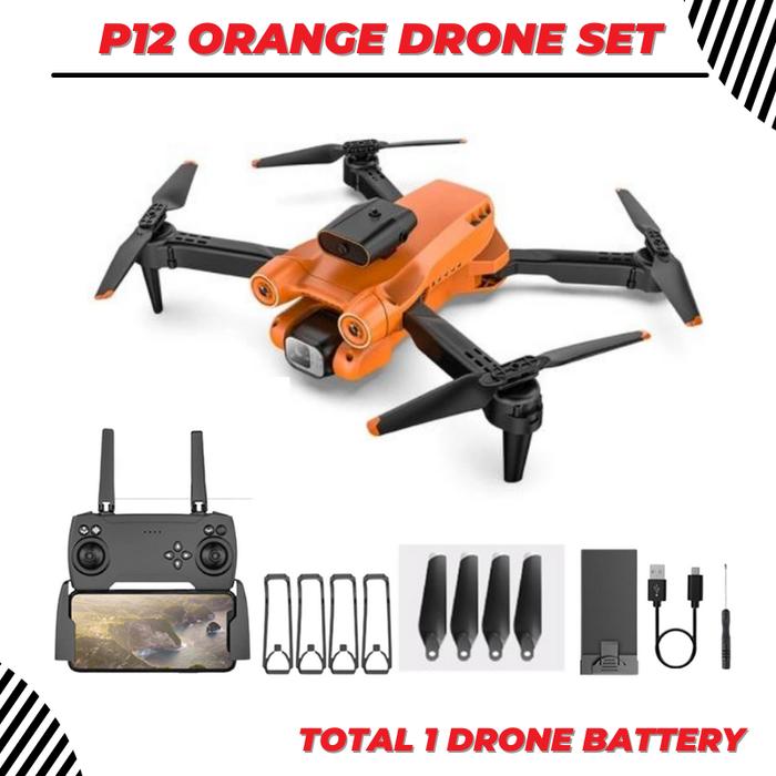 Jual [Upgraded Version] P12 Pro Drone Obstacle Avoidance + 4K Hd Camera ...