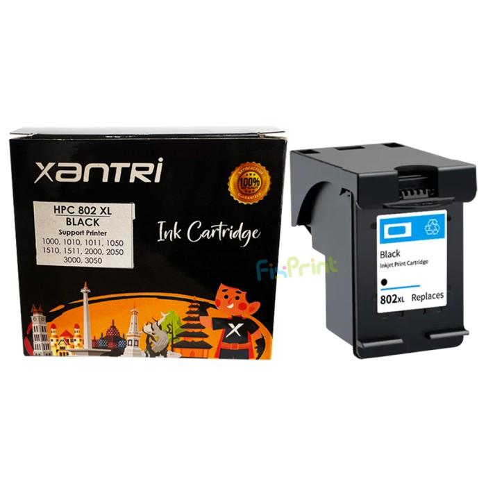 Jual Cartridge HPC 802 Black Chip Reset Tinta Printer 1010 1011 1511 ...