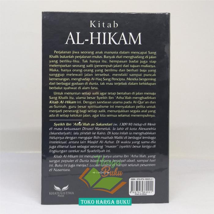 Jual ^ Kitab Al-Hikam - Petuah-Petuah Agung Sang Guru Karya Syaikh Ibn ...
