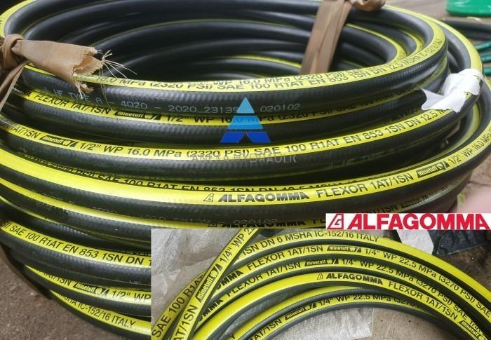 Jual Selang Hydraulic High Pressure 2" Inch ALFAGOMMA 2AT/2SN(2 Wire ...