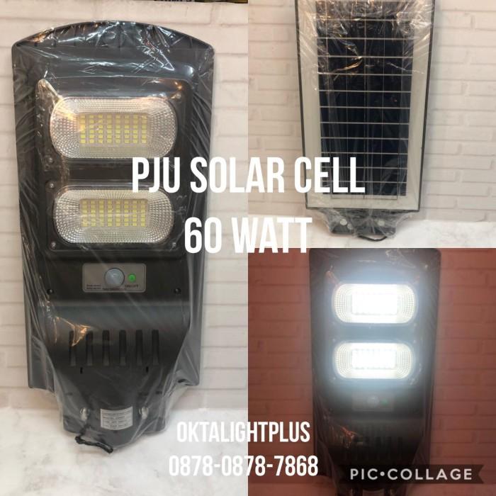Jual Lampu Jalan PJU LED Solar Cell 60W Panel Surya SOROT 60 WATT SolarCell - Jakarta Utara ...