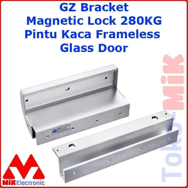 Jual Ready Gz Bracket Magnetic Lock 280Kg 280 Kg Pintu Kaca Frameless ...