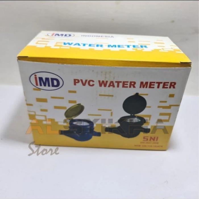 Jual Meteran Air Pdam Pvc Ukuran 1/2" 3/4" Sni Merk Imd Berkualitas ...