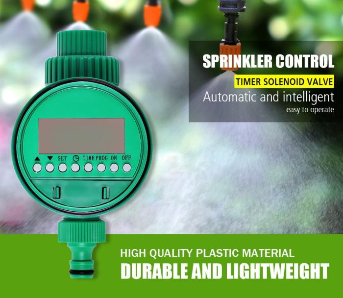 Jual Timer kran Air Taman Otomatis LCD/sprinkler timer battery ...