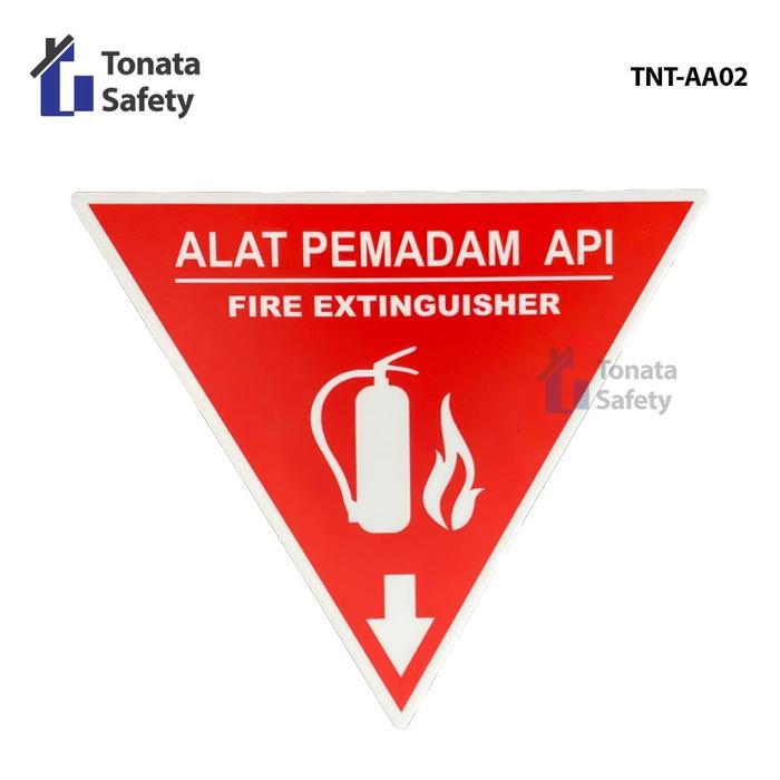 Jual TERBARU Segitiga Apar Polos / Rambu Akrilik Alat Pemadam Api ...