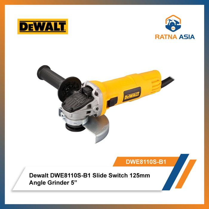 Promo Dewalt Gerinda Tangan 5" Inch DWE8110S-B1 Slide Switch 720W - Kota Surabaya - PT. Ratna ...