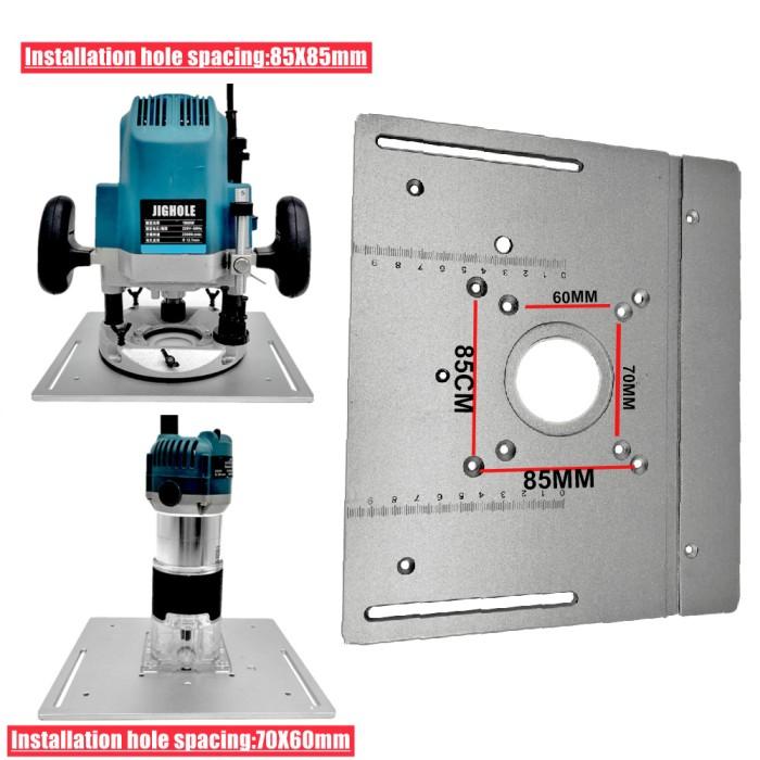Jual router table / meja router trimmer / insert plate / meja profil ...
