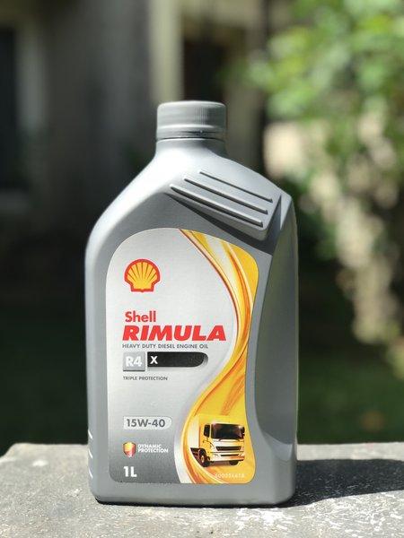 Jual OLI SHELL RIMULA R4 X SAE 15W-40 DIESEL ENGINE OIL GALON 1 LITER ...