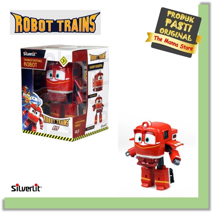 Jual SilverLit Robot Trains Transforming Robot Alf 4" Korean Toys Mainan - Jakarta Barat - The ...