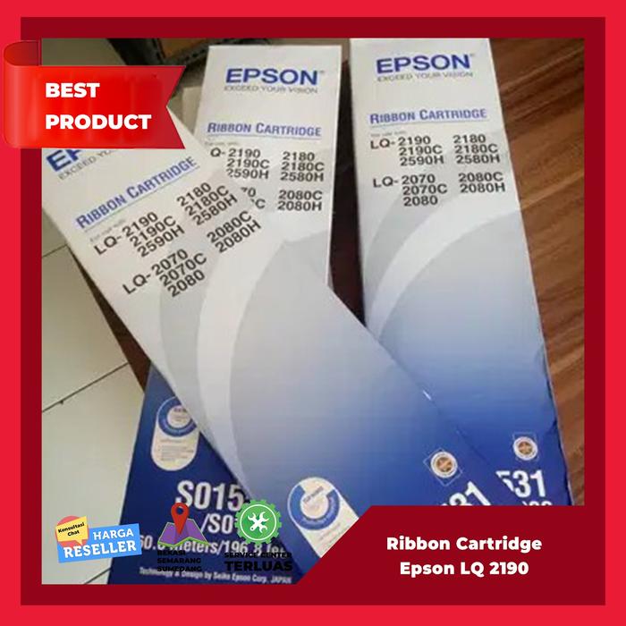 Jual Pita EPSON LQ-2190/LQ-2180 Original Ribbon Cartridge LQ2190/LQ2180 ...