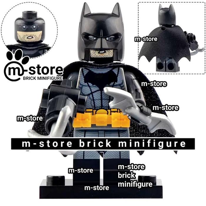 Jual brick justice league zack snyder batman block mini toy figure ...